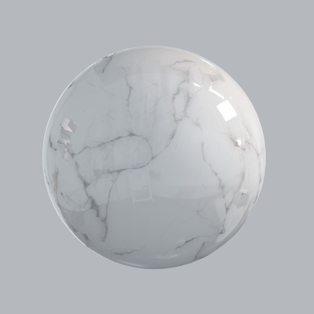 White Carrara Marble Texture PBR Vray Corona 400 x 400 cm Texture ...