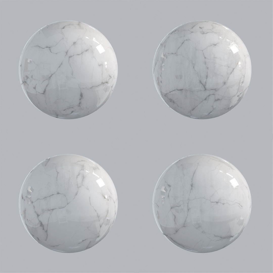 White Carrara Marble Texture PBR Vray Corona 400 x 400 cm Texture | CGTrader