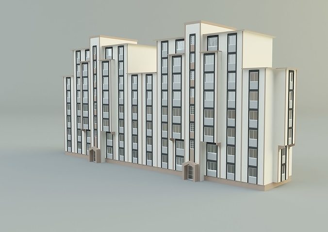 big building 3d model 3D model | CGTrader