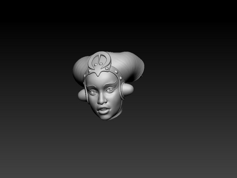 Oola slave crouching 3D model 3D printable | CGTrader