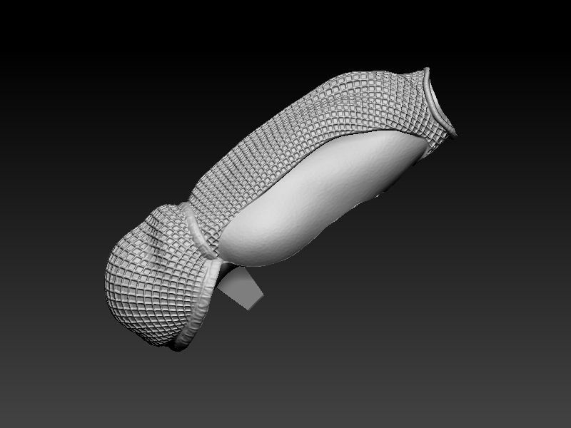 Oola slave crouching 3D model 3D printable | CGTrader