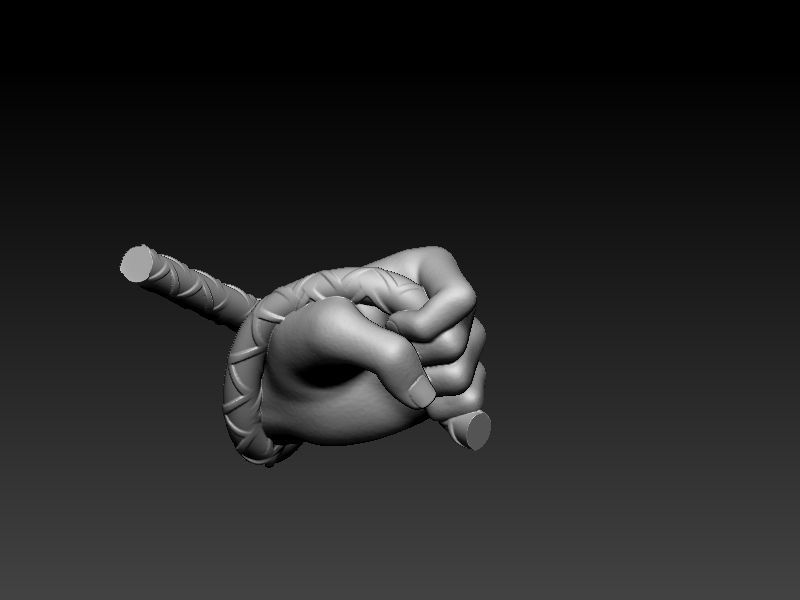 Oola slave crouching 3D model 3D printable | CGTrader