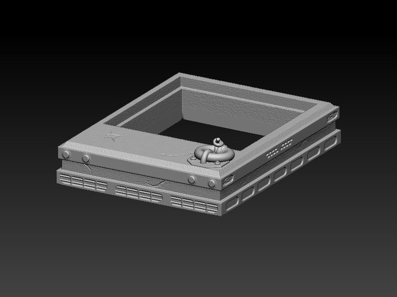 Oola slave crouching 3D model 3D printable | CGTrader