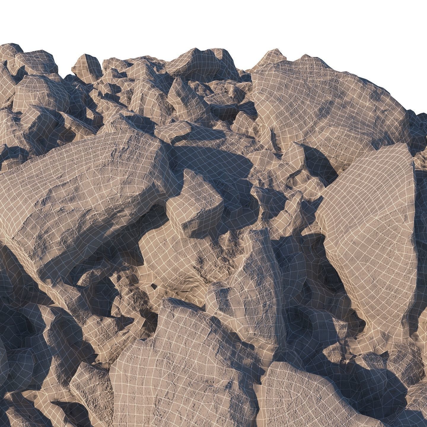 3D model Stone mound VR / AR / low-poly | CGTrader