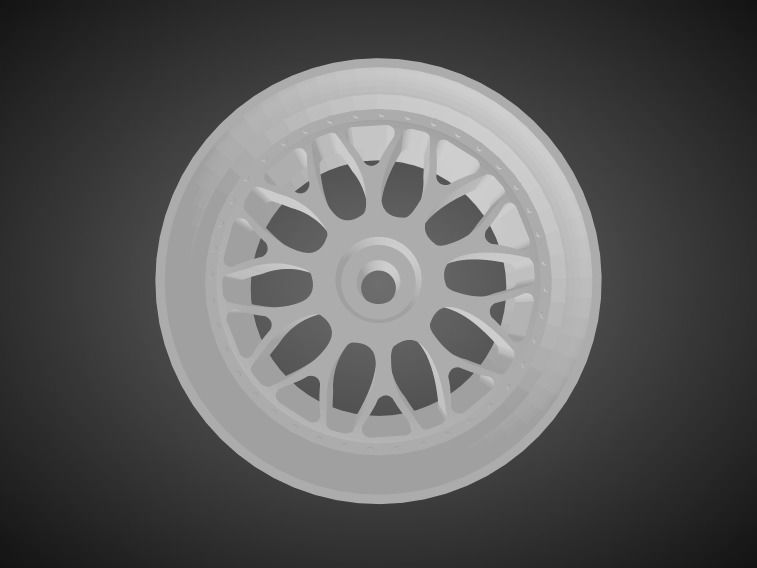 Rotiform DAB rims for Hot Wheels 3D print model 3D model 3D printable ...