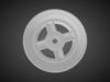 Rotiform RBQ rims for Hot Wheels 3D print model 3D model 3D printable ...