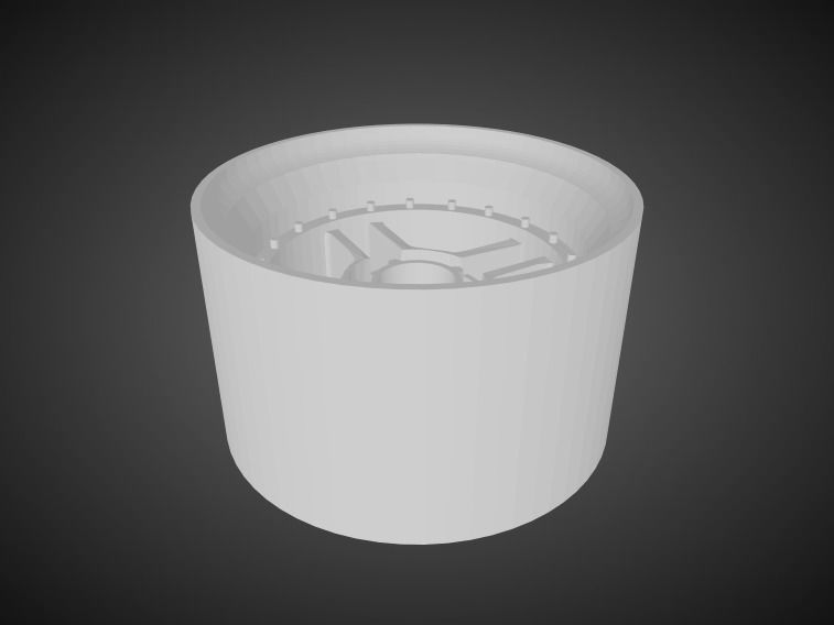 Rotiform RBQ rims for Hot Wheels 3D print model 3D model 3D printable ...