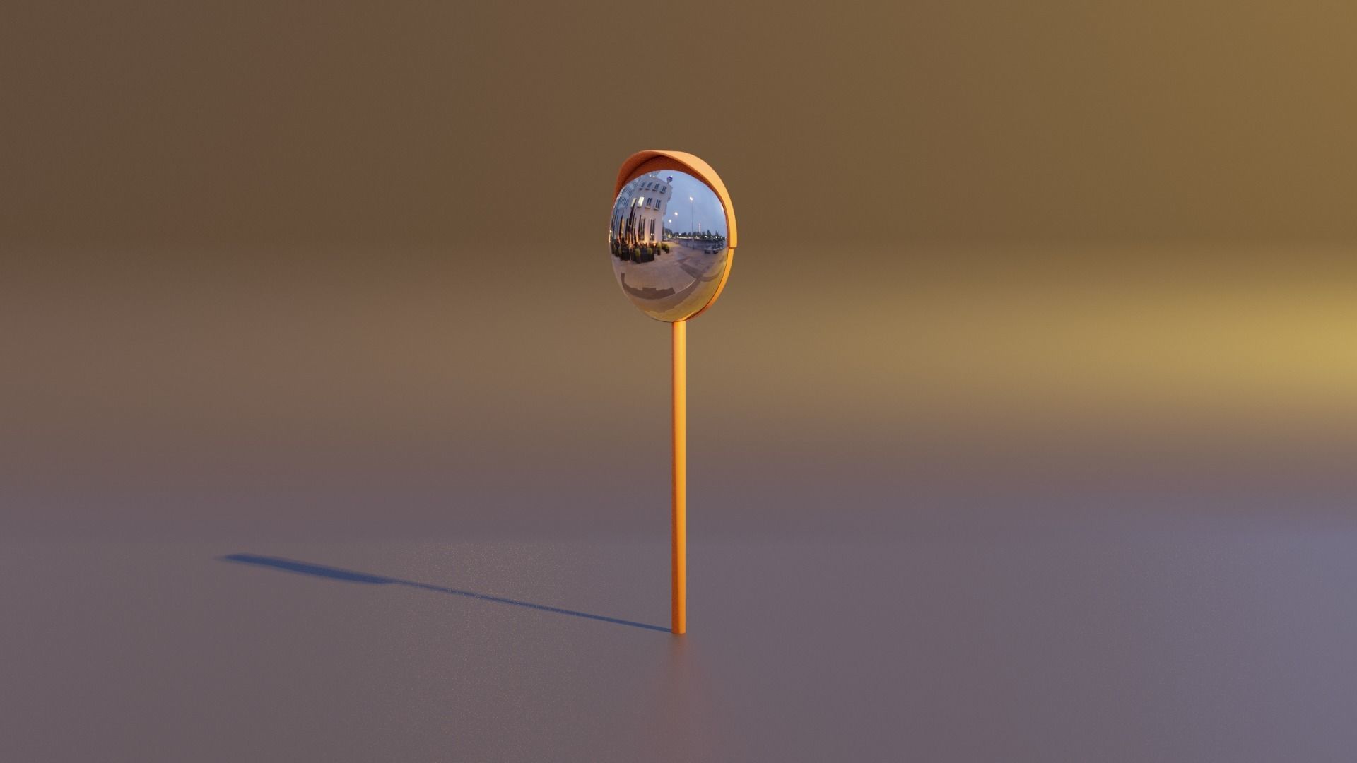 3D model Street Mirror VR / AR / low-poly | CGTrader