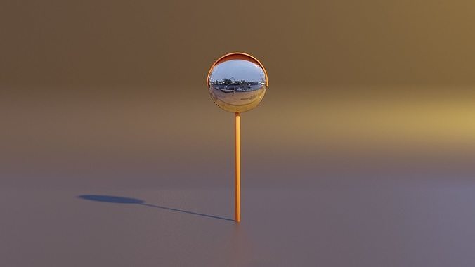 3D model Street Mirror VR / AR / low-poly | CGTrader