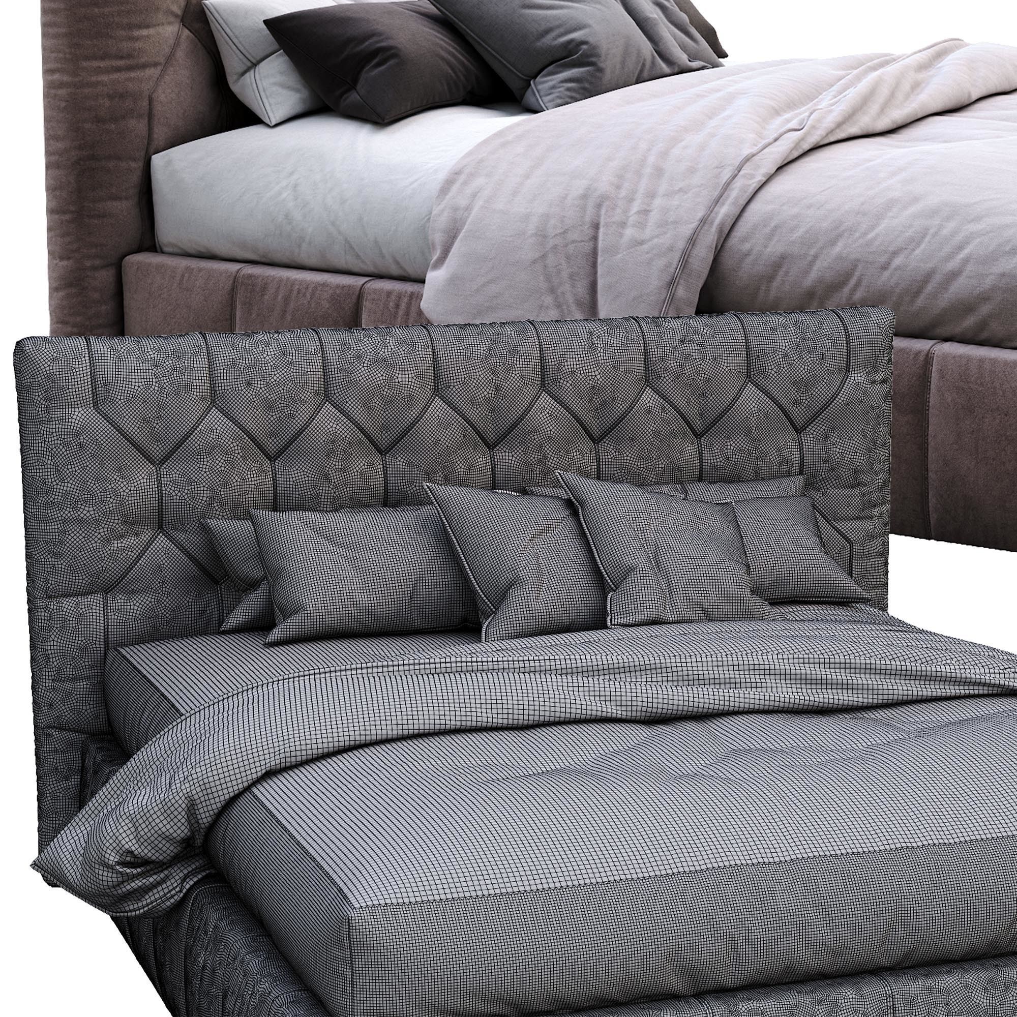 Felis Bed HAMILTON 3D model | CGTrader