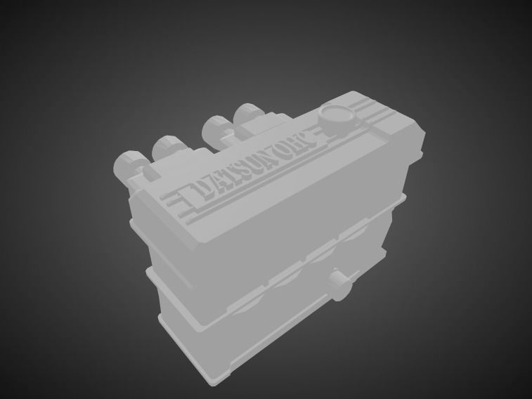 Datsun L16 Engine for Hotwheels 3D model 3D printable | CGTrader