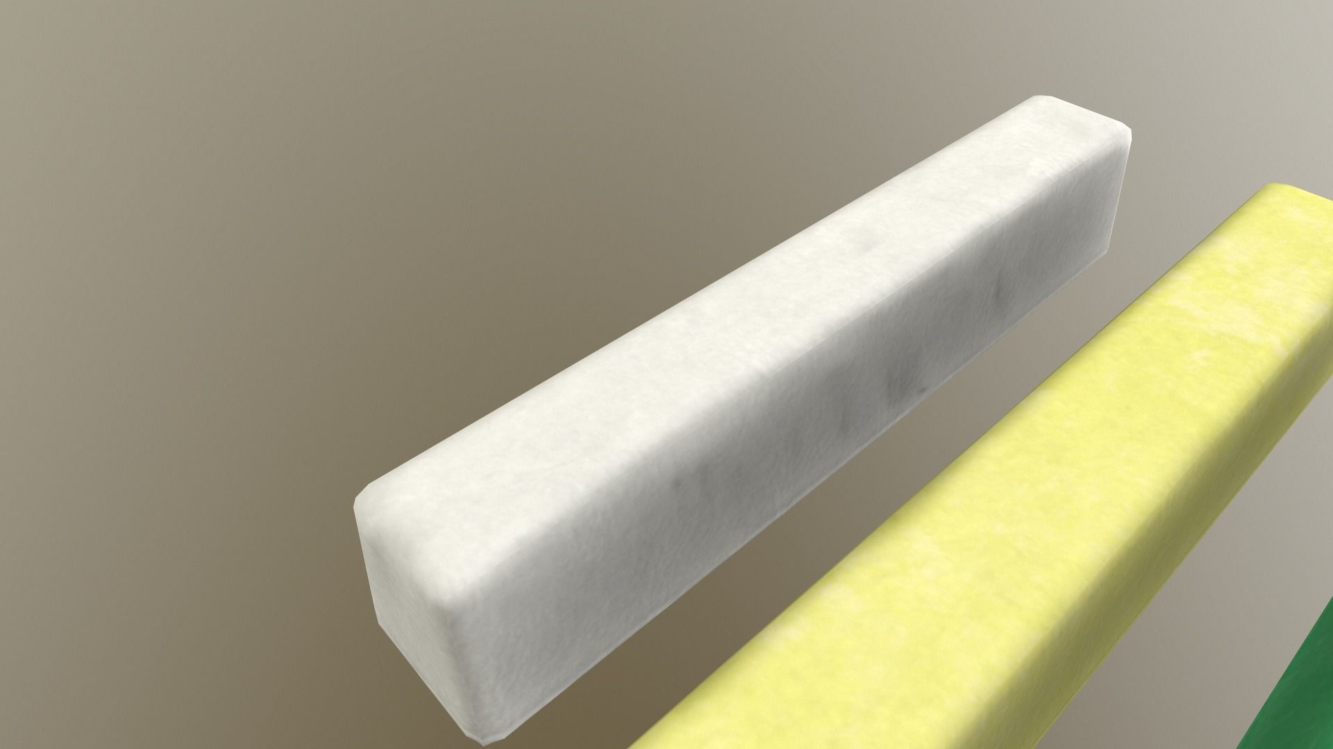 3D model Colored Chalks VR / AR / low-poly | CGTrader