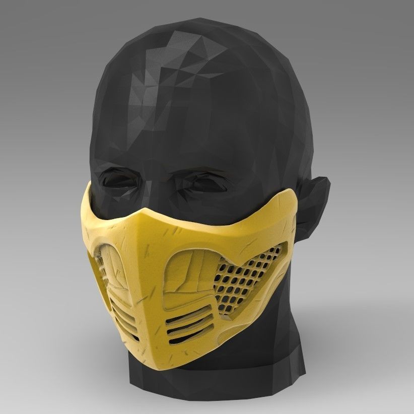 SCORPION MASK 3D model 3D printable | CGTrader