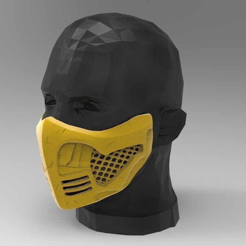 SCORPION MASK 3D model 3D printable | CGTrader