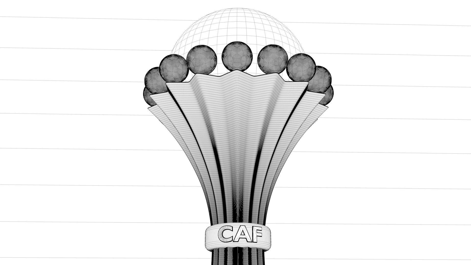 Africa Cup of Nations - CAF Champions Trophy 3D model | CGTrader