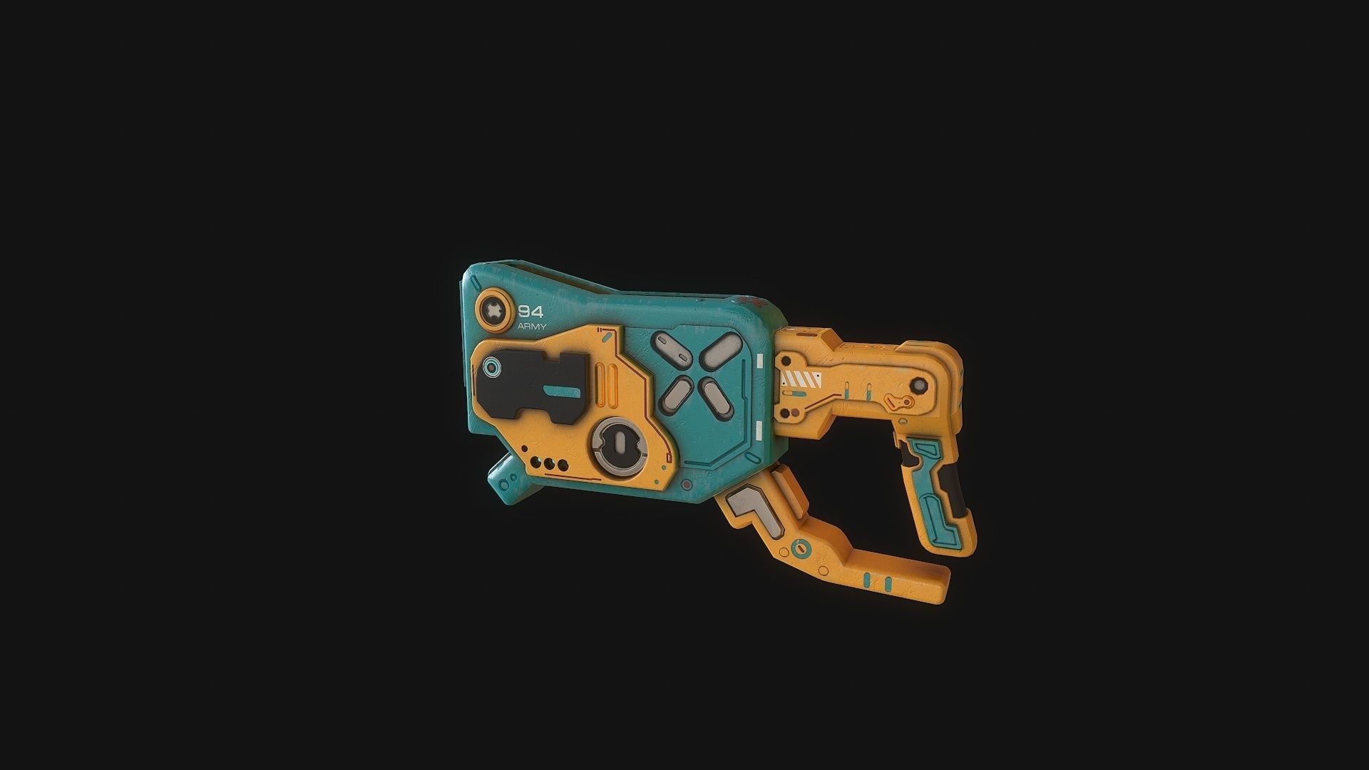 3D model Low poly sci fi laser cutter weapon VR / AR / low-poly | CGTrader