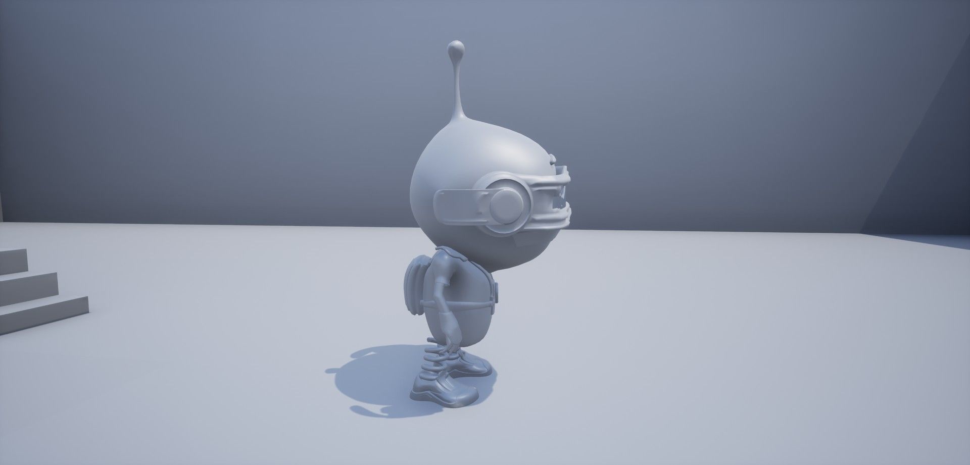 3D model Game Ready Realistic Alien Space Character Pivi Animation Rig ...