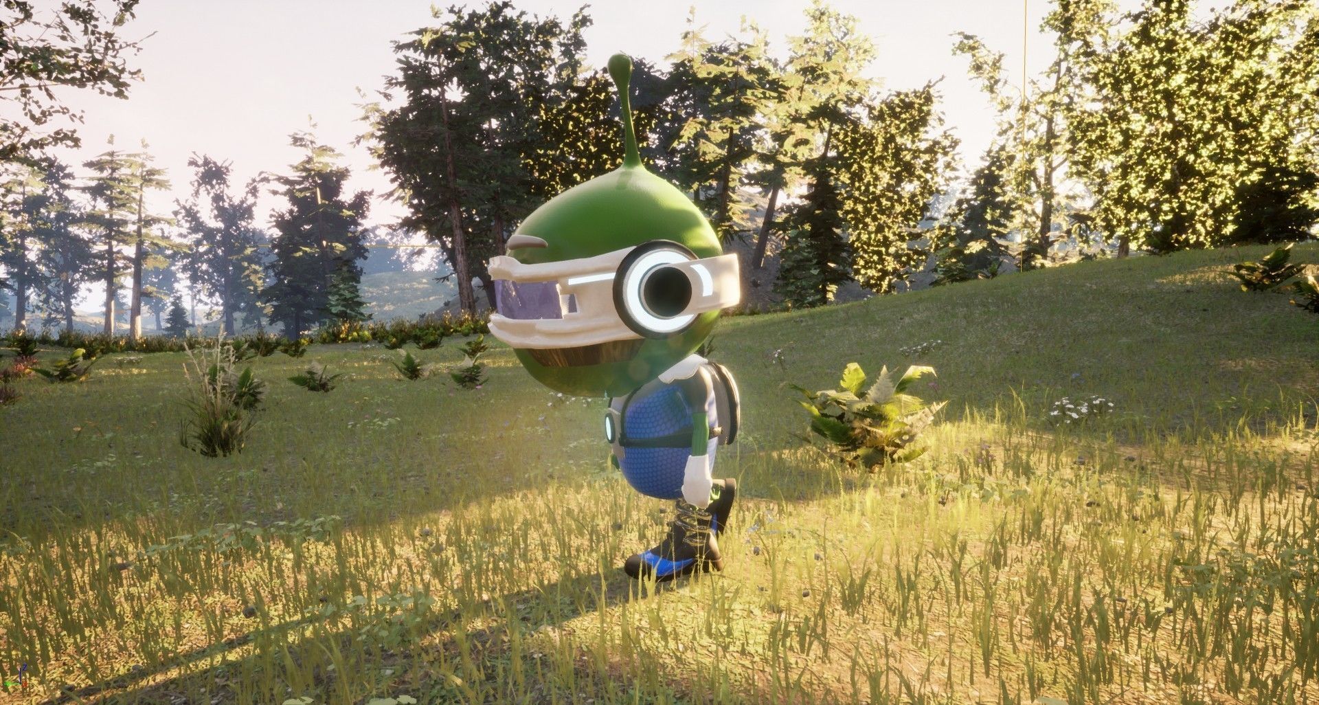 3D model Game Ready Realistic Alien Space Character Pivi Animation Rig ...