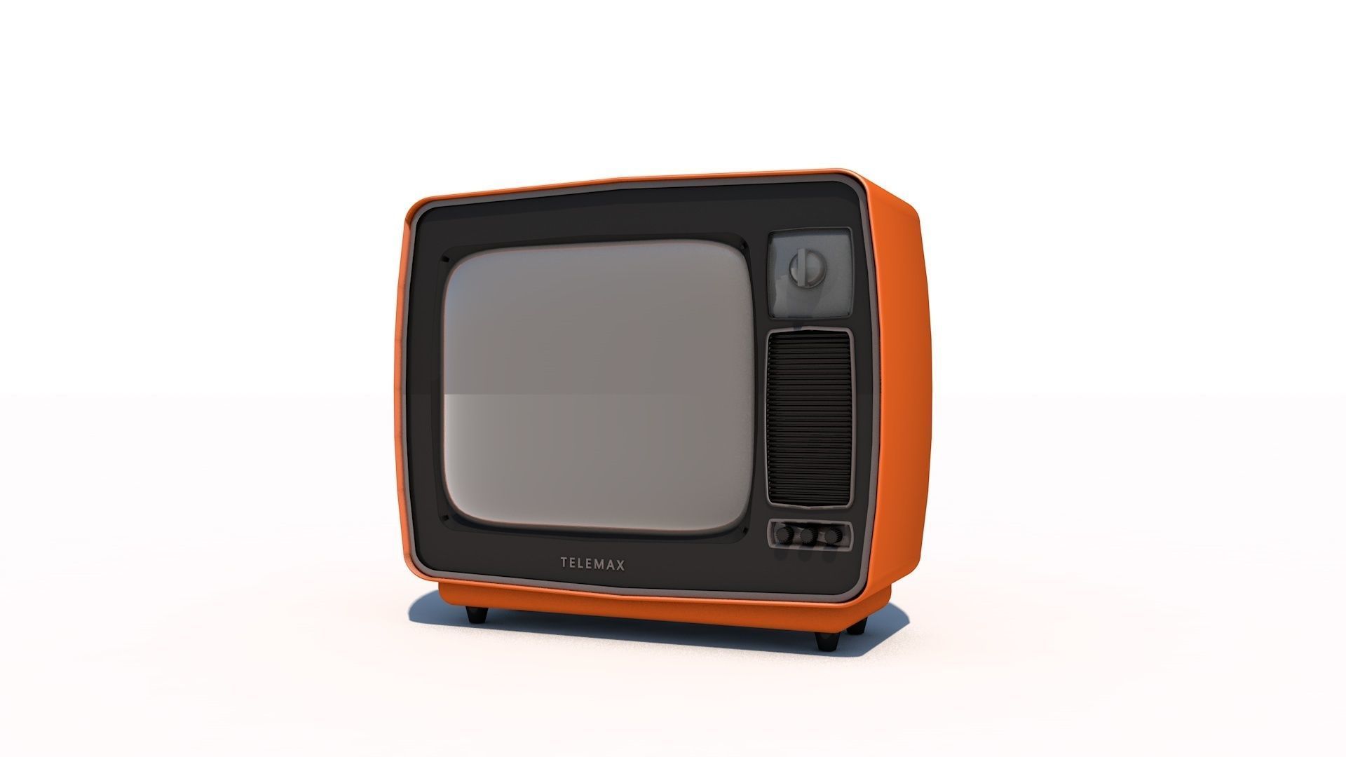 Old tv retro television 3D model 3D model | CGTrader