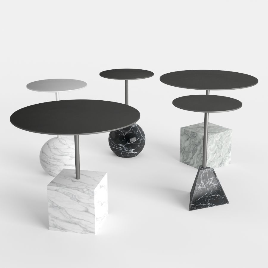 Knockout Lounge Tables 3D model | CGTrader