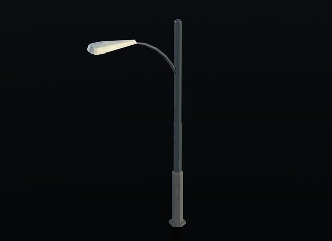 3D model Street Lamp 01 VR / AR / low-poly | CGTrader