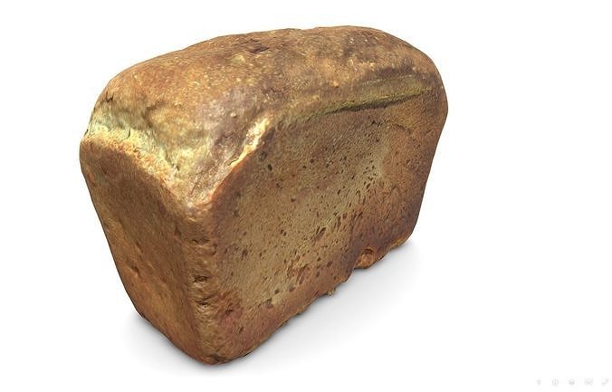 3D model 3D Loaf of bread PBR scan VR / AR / low-poly | CGTrader