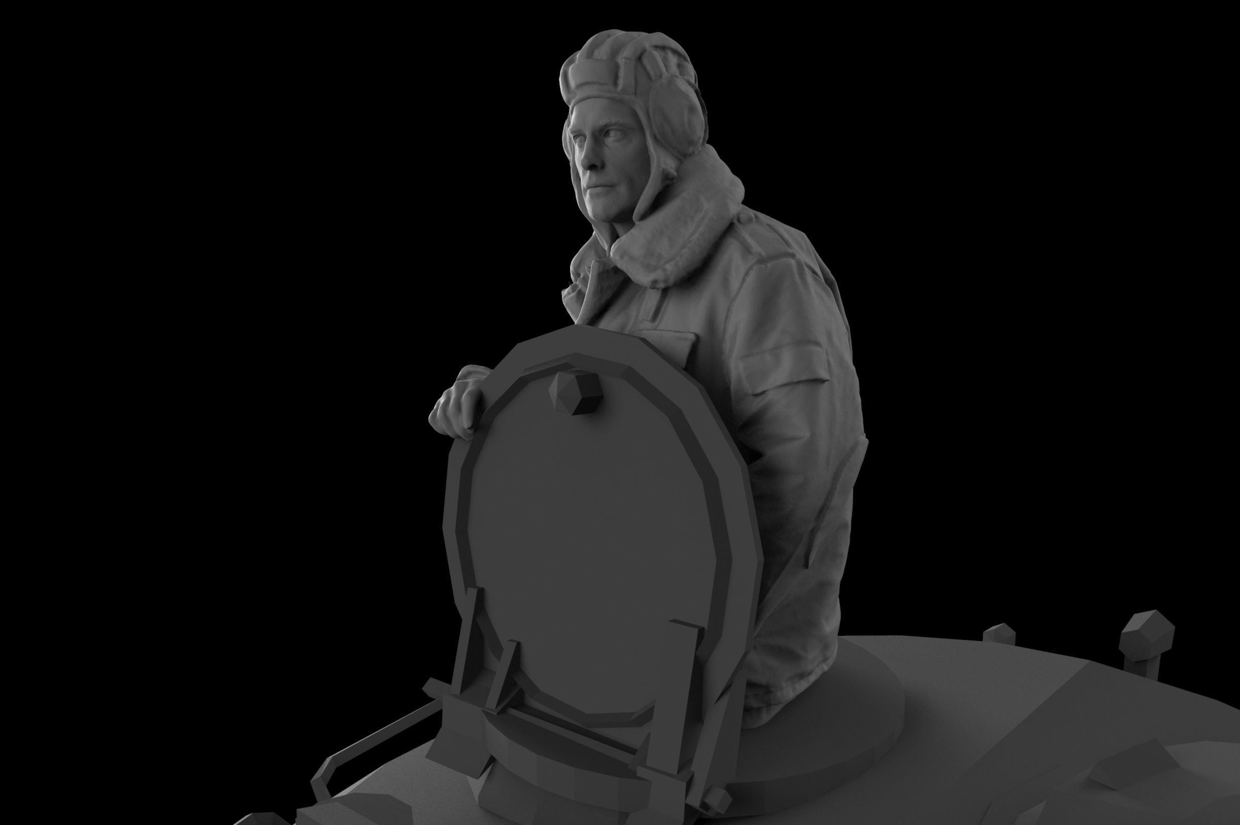 Tank Crew 35 120mm scale 3D model 3D printable | CGTrader