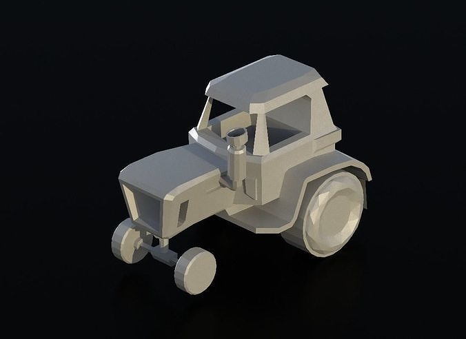 3D model Tractor 01 VR / AR / low-poly | CGTrader