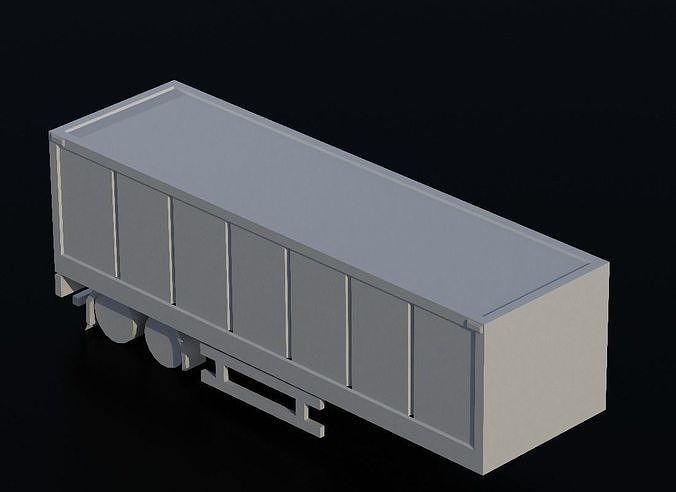 3D model Trailer 01 VR / AR / low-poly | CGTrader
