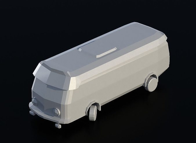 3D model Bus 01 VR / AR / low-poly | CGTrader