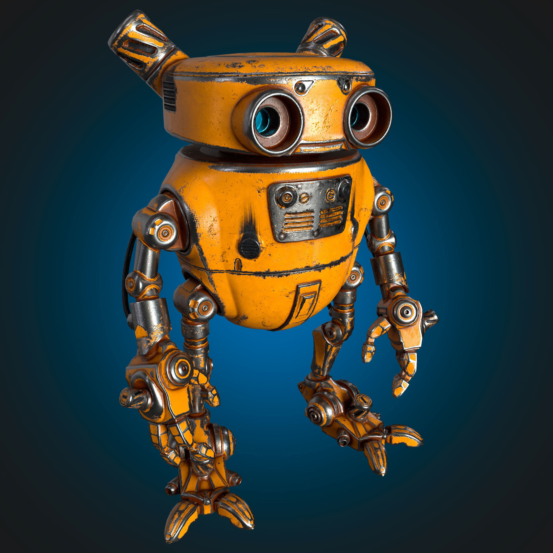 Robot Eddie 3D model | CGTrader