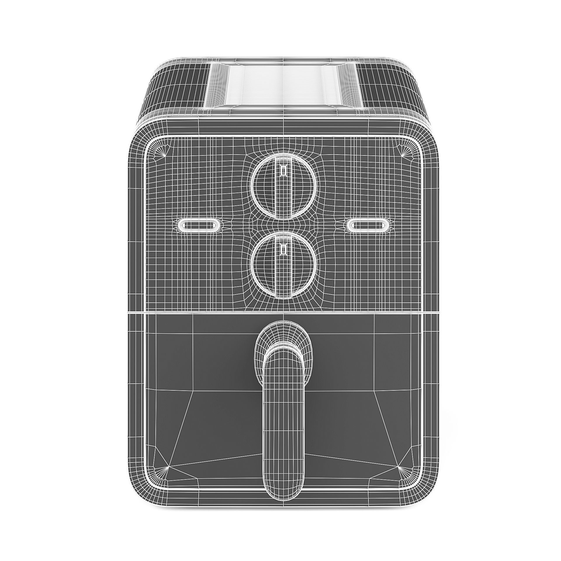Fryer cube toaster 3D model | CGTrader