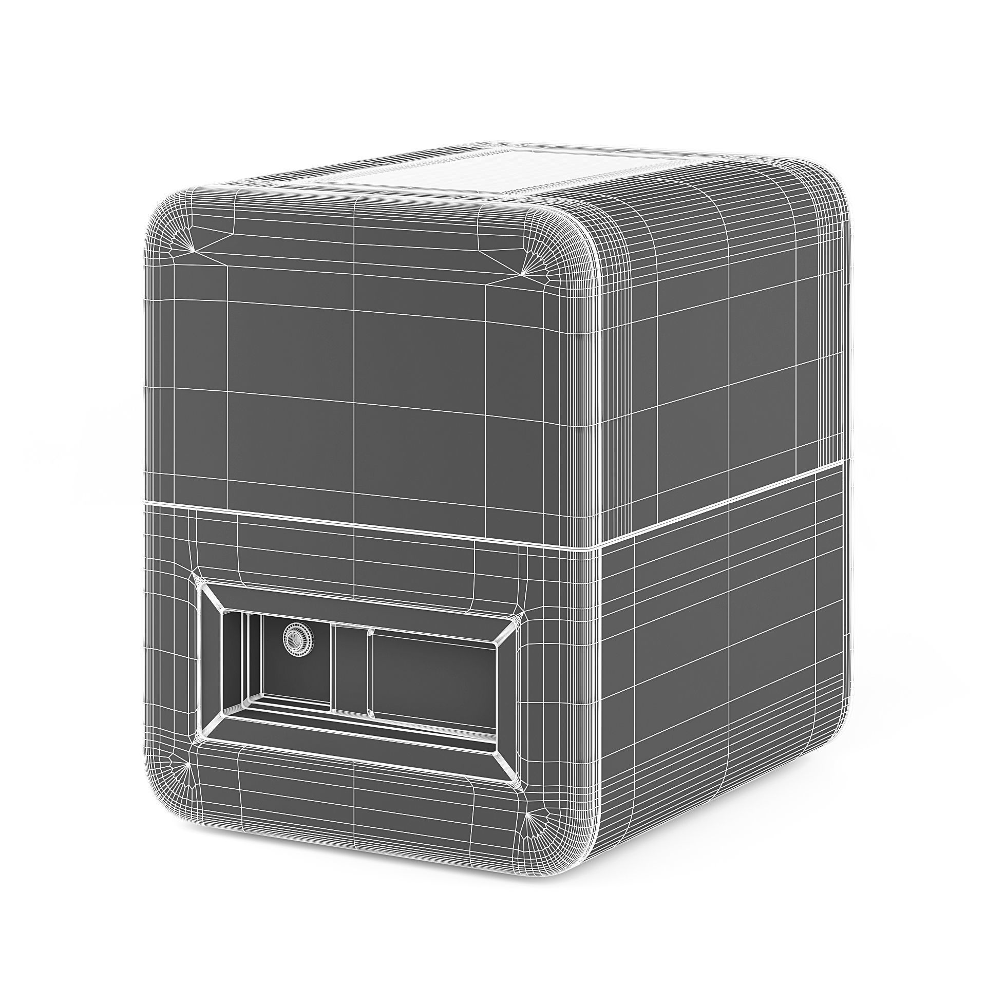 Fryer cube toaster 3D model | CGTrader