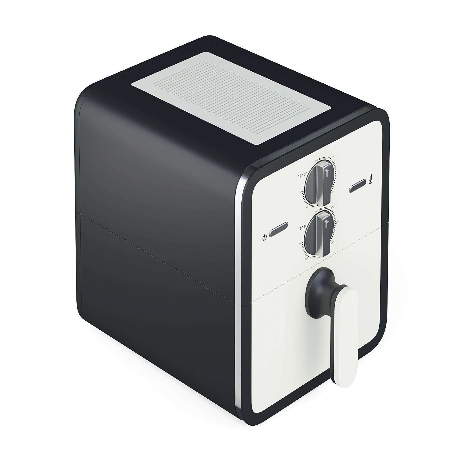 Fryer cube toaster 3D model | CGTrader