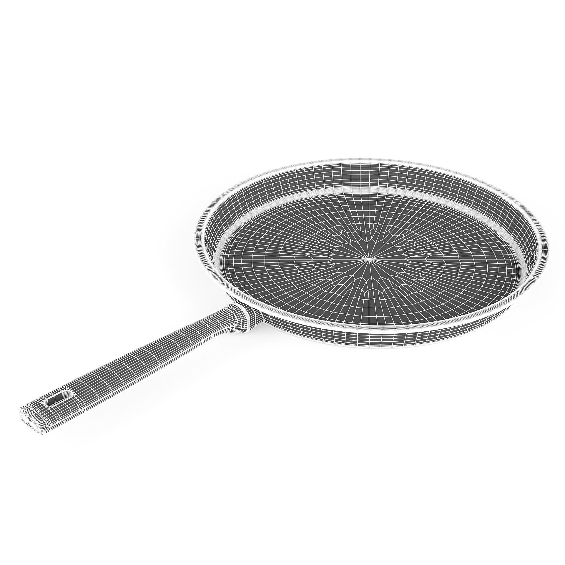 Pancake Frying Pan 3D model | CGTrader