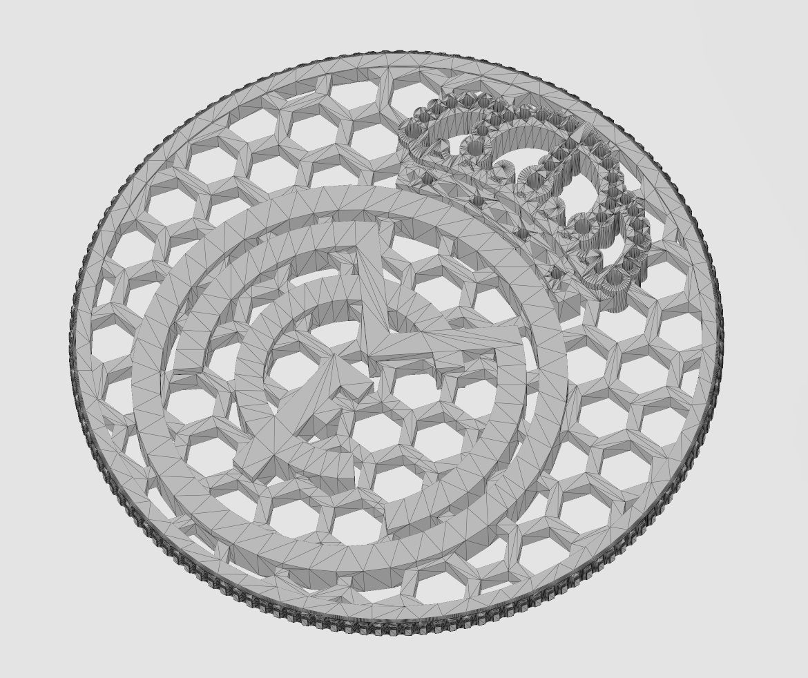 Real Madrid logo pendant and coin 3D model 3D printable | CGTrader