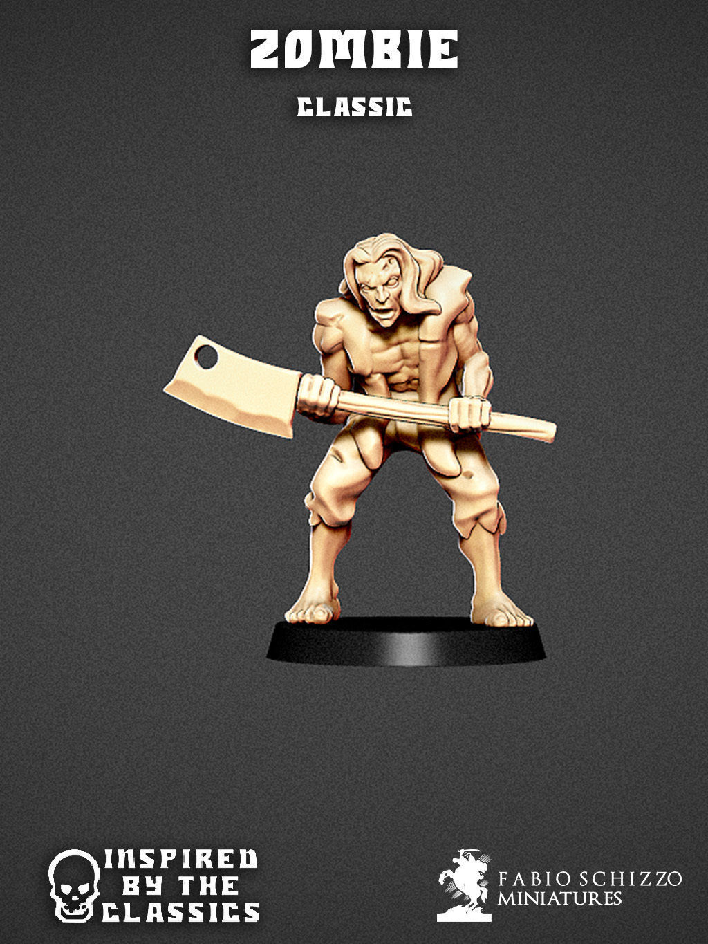 Classic Zombie 3D model 3D printable | CGTrader