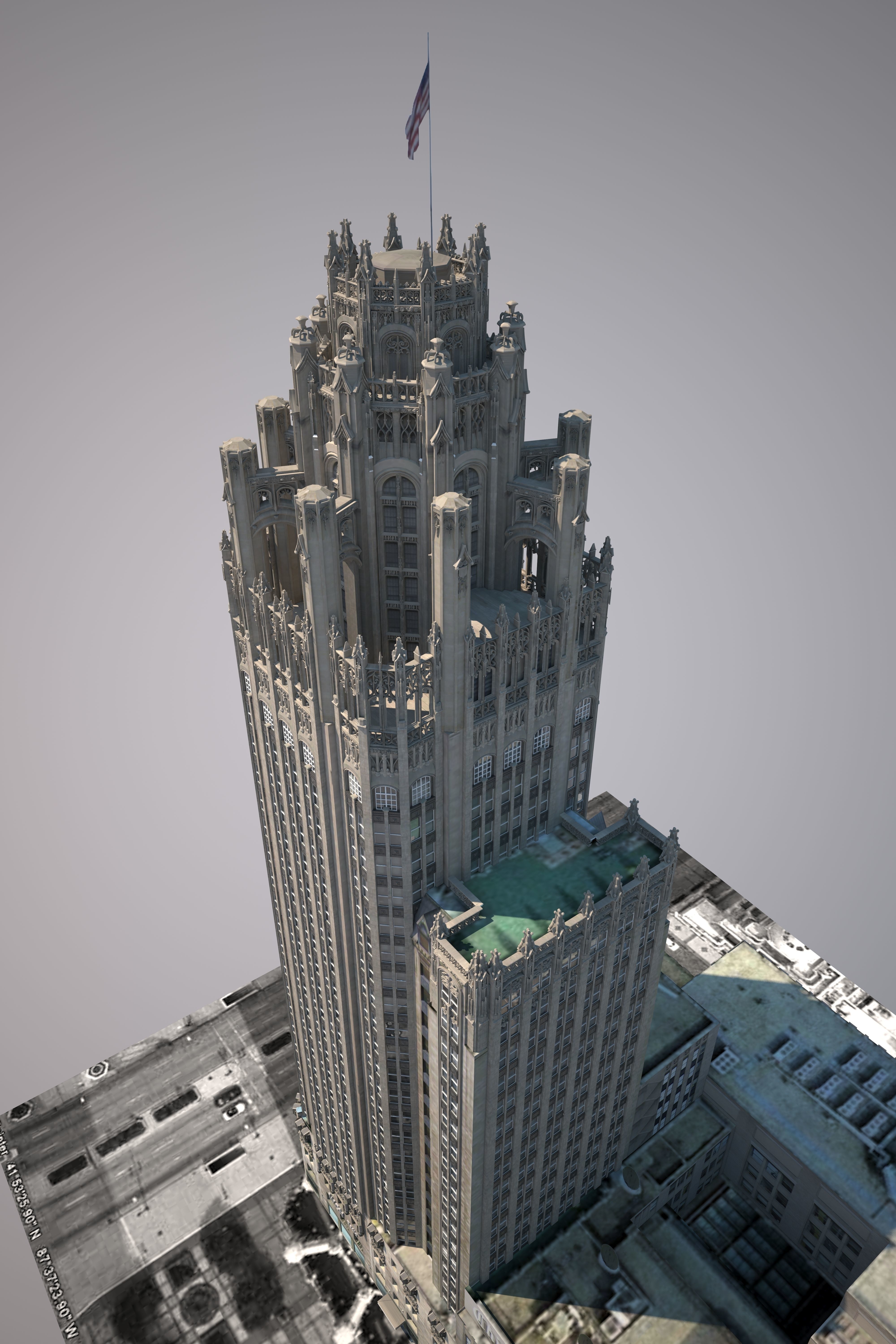 Chicago Tribune Building 3D model | CGTrader
