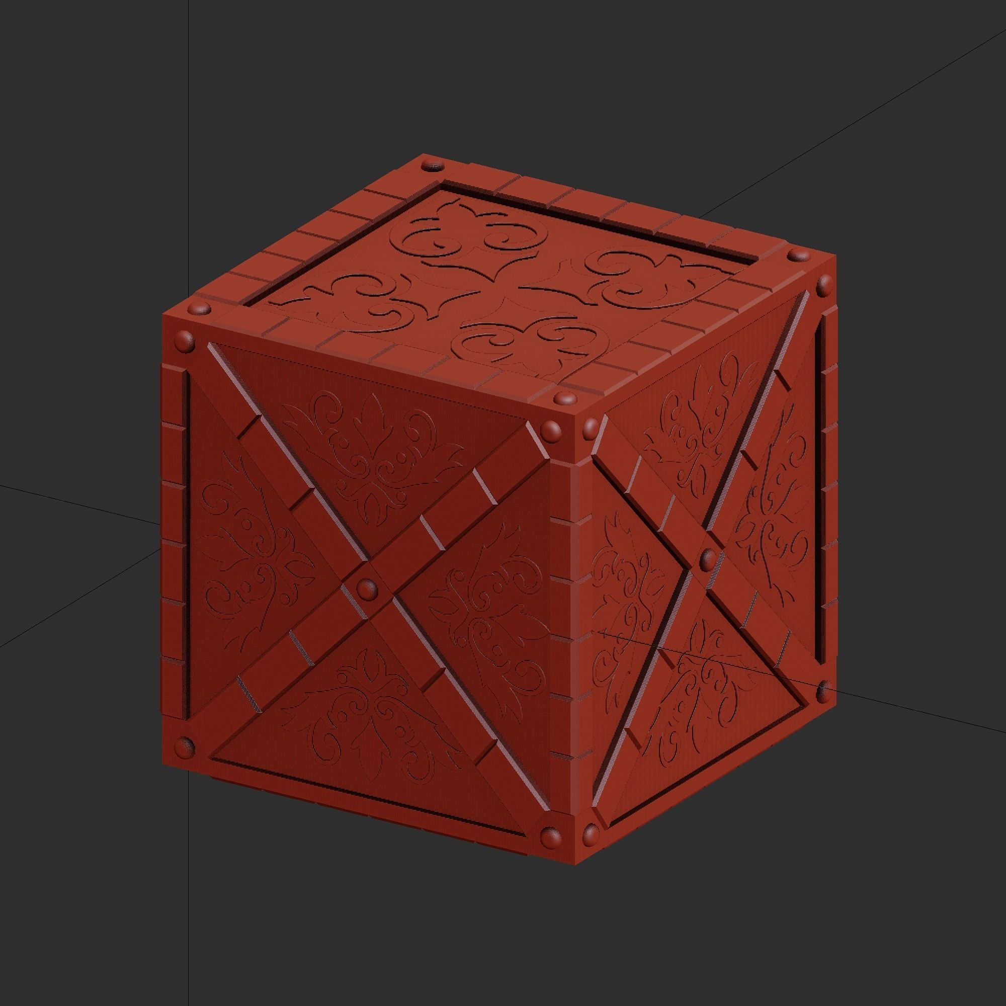 Decorative safe 3D model | CGTrader