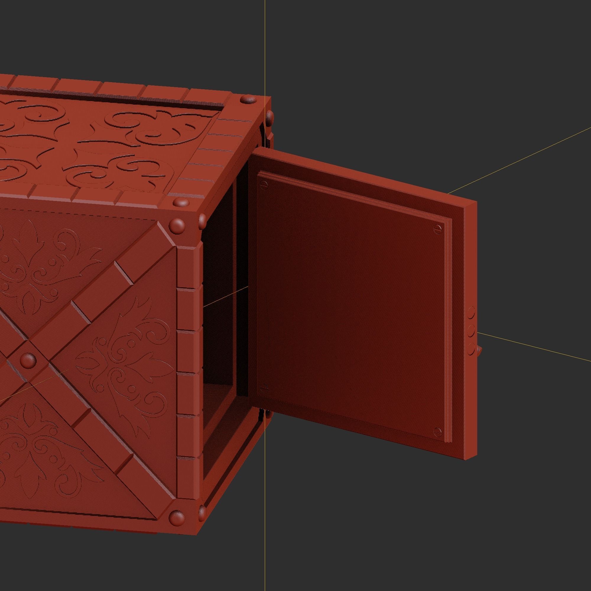 Decorative safe 3D model | CGTrader