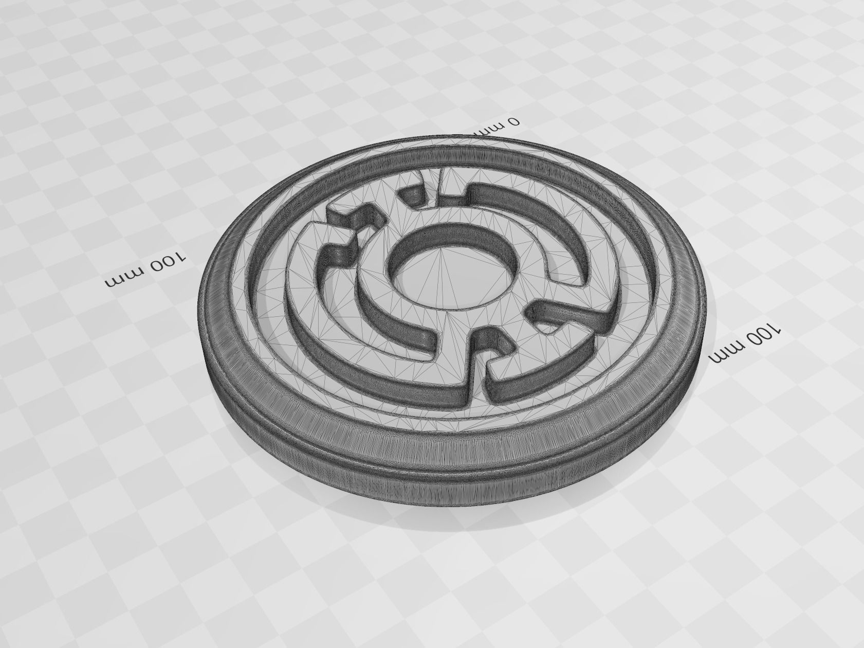 Blue Lantern Logo Chest Emblem Symbol 3D model 3D printable | CGTrader