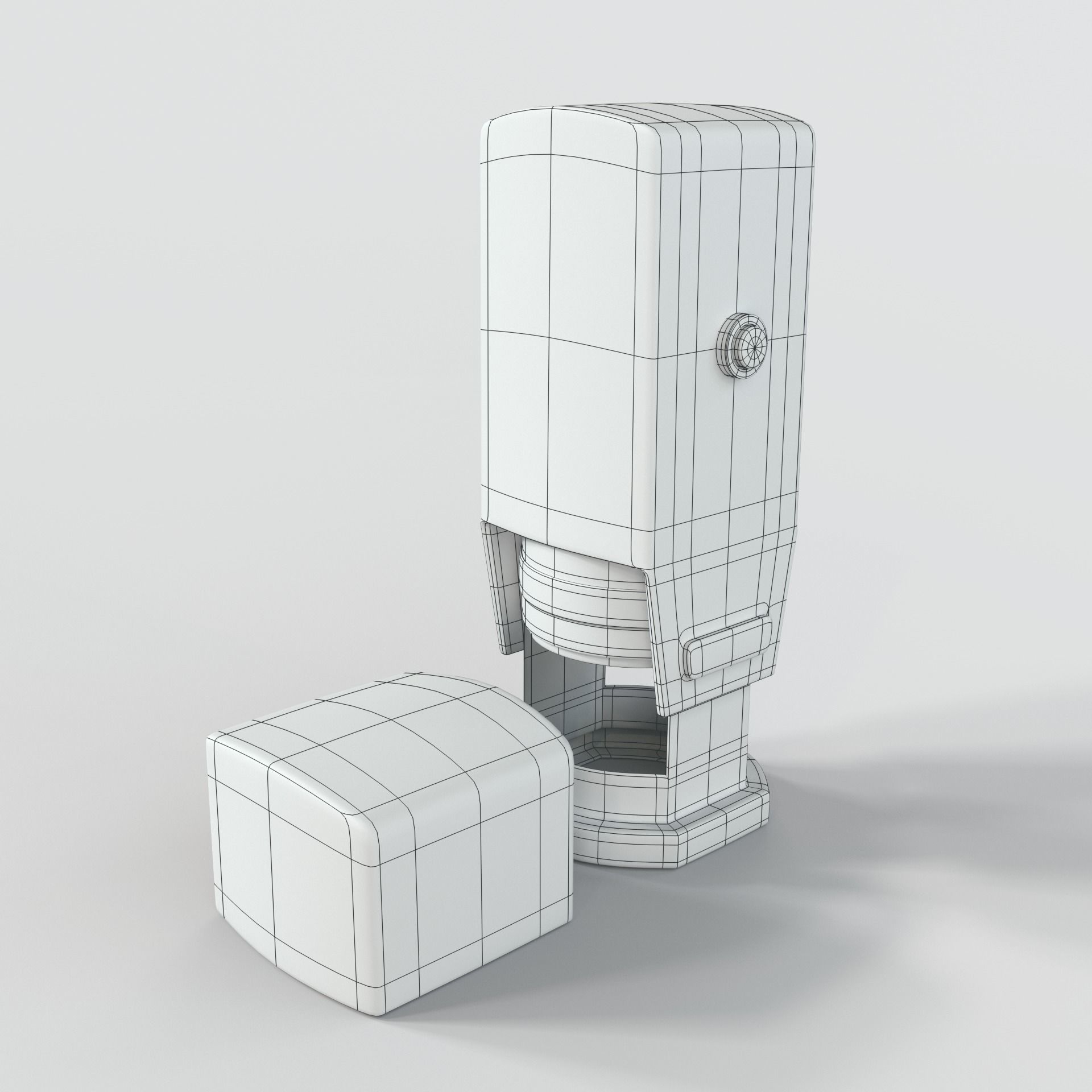 Automatic Stamp 3D model | CGTrader