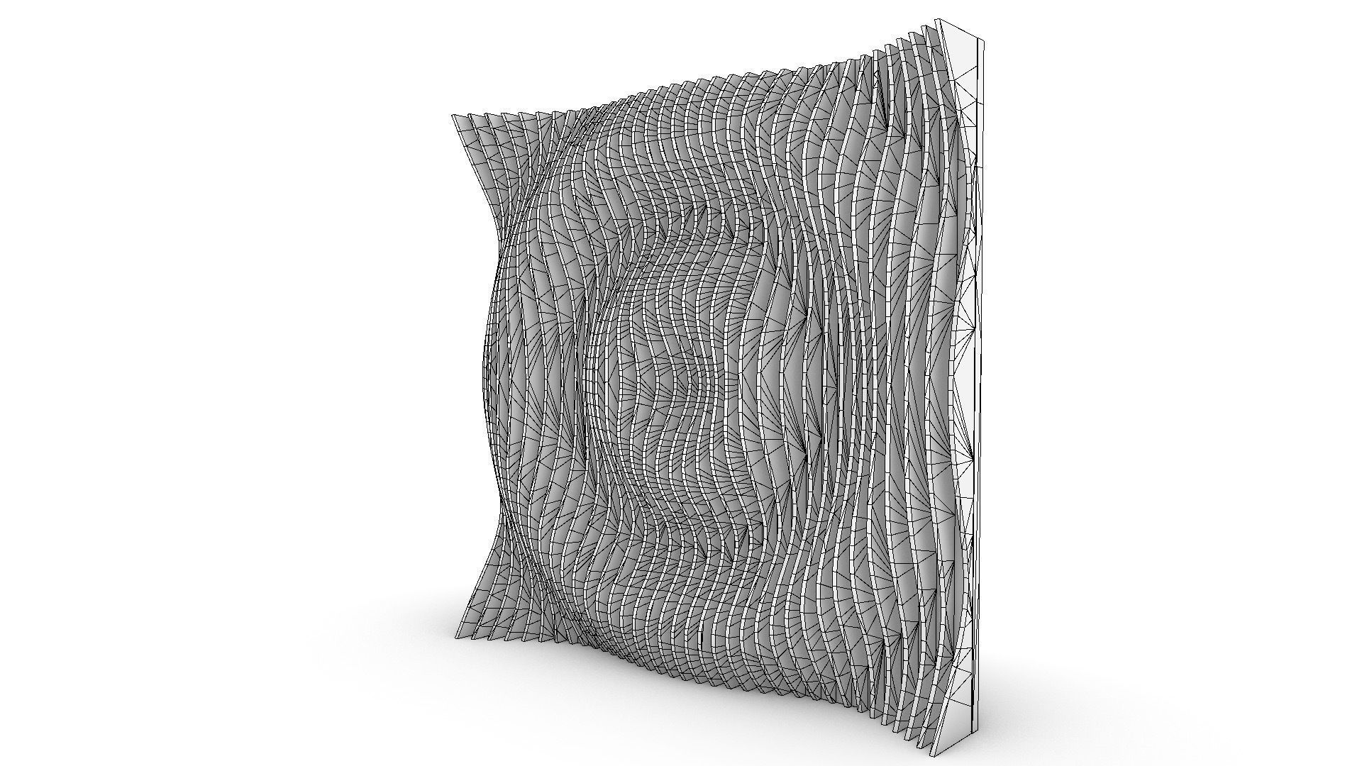 Parametric Panels - Ripples 3D model 3D model | CGTrader