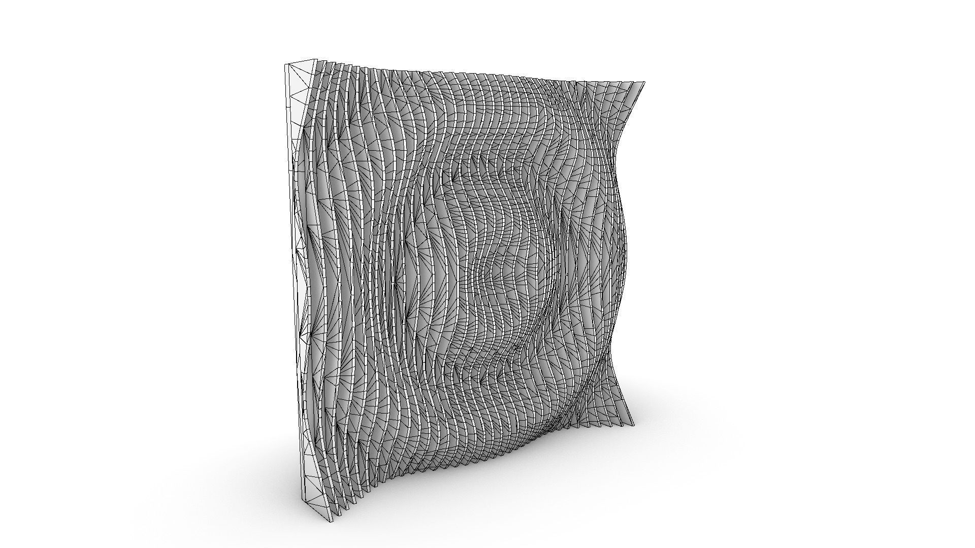 Parametric Panels - Ripples 3D model 3D model | CGTrader
