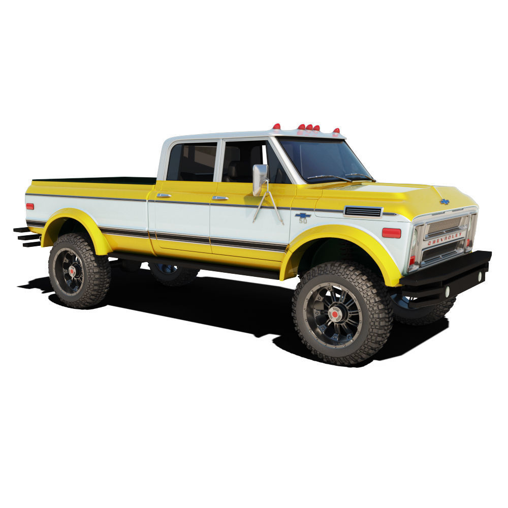 1972 Chevrolet C50 3D model | CGTrader