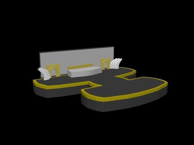 Concert Stage 3d Model 3D model 3D printable | CGTrader