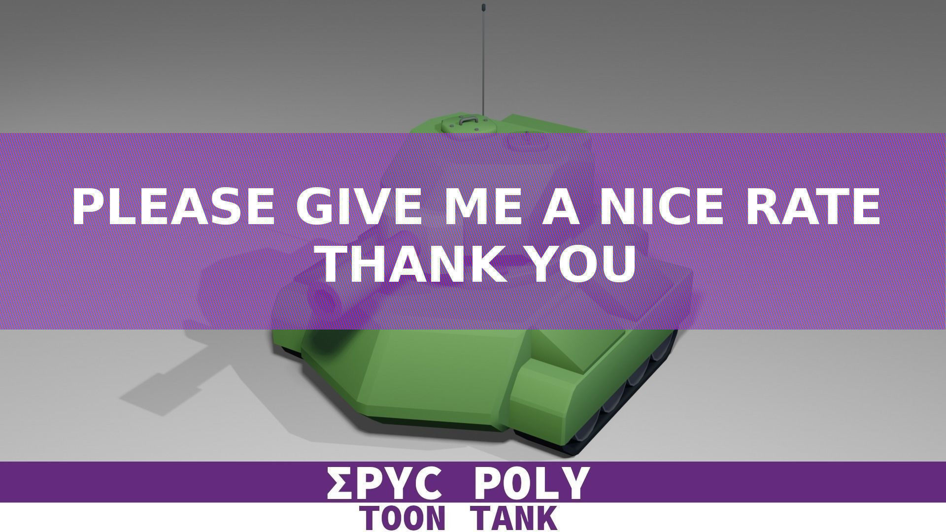 EPIC POLY - Toon Tank Free free VR / AR / low-poly 3D model | CGTrader