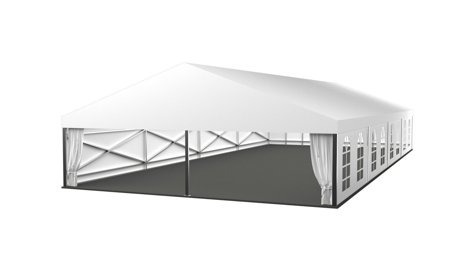 3D model Marquee wedding tent VR / AR / low-poly | CGTrader