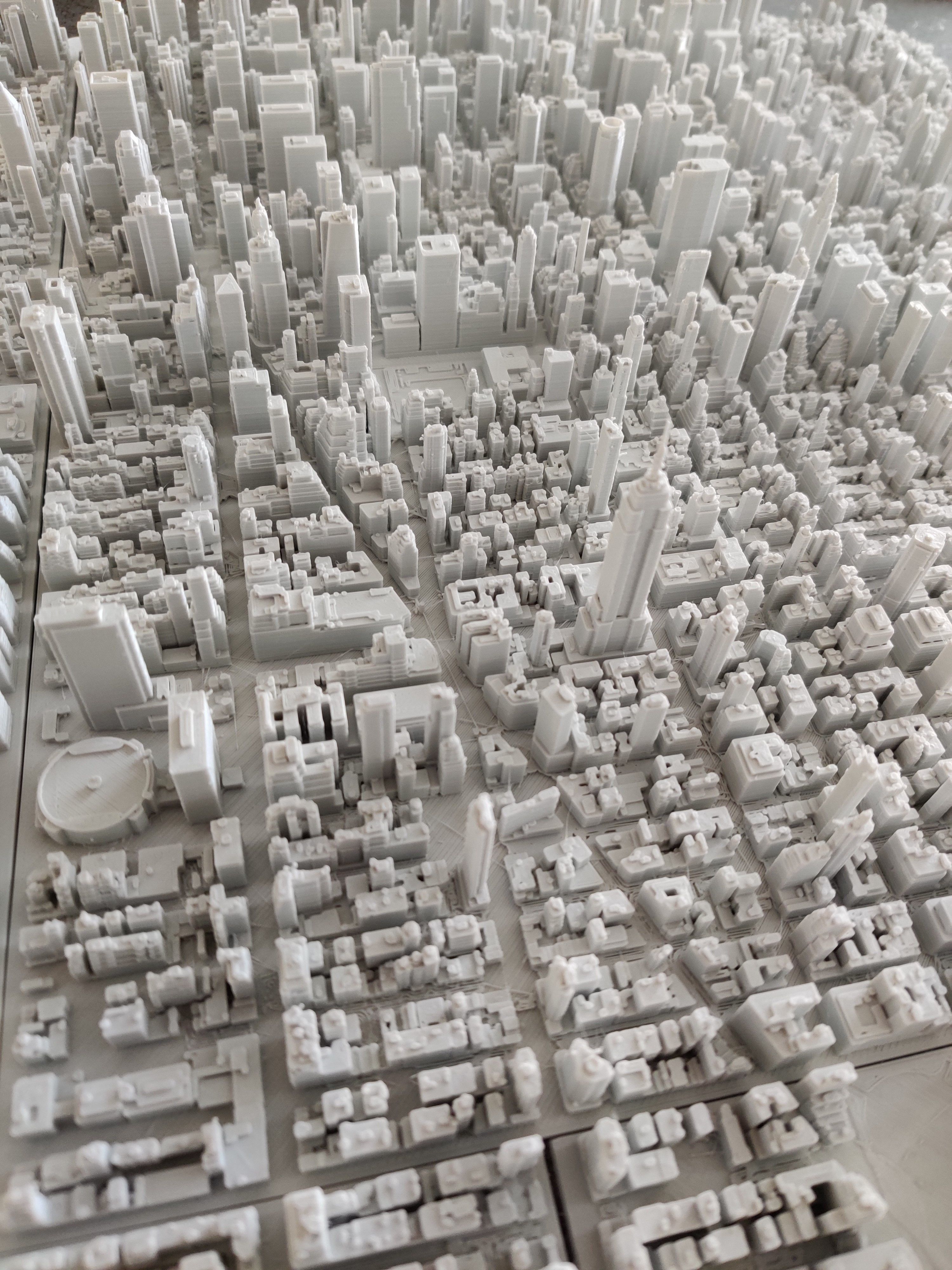Midtown Manhattan NYC 3D print in parts including instructions 3D model ...