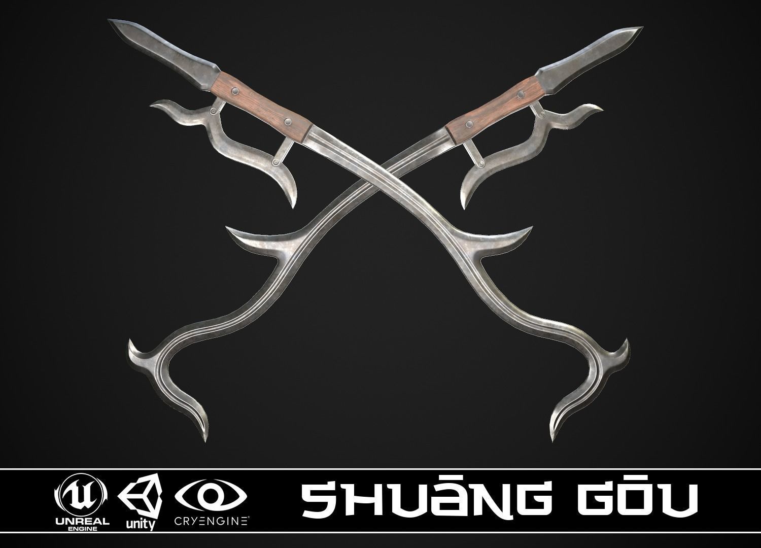3D model Shuang Gou 2 VR / AR / low-poly | CGTrader